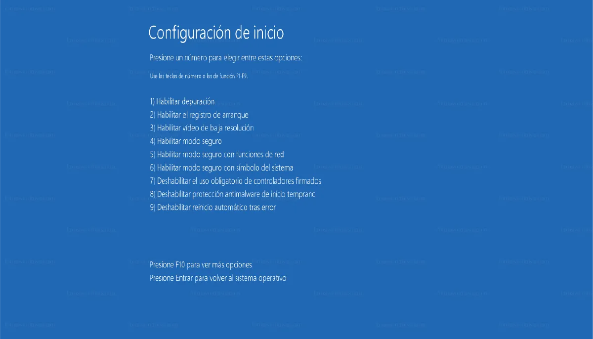 Iniciar en modo seguro en Windows 8